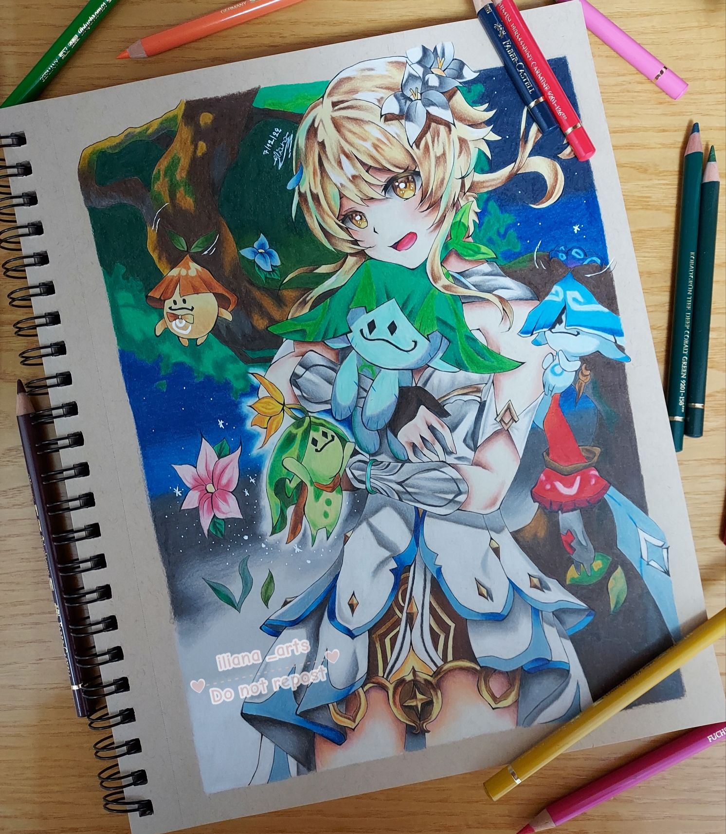 Lumine & Aranaras fanart ( •ᴗ• ) Genshin Impact | HoYoLAB