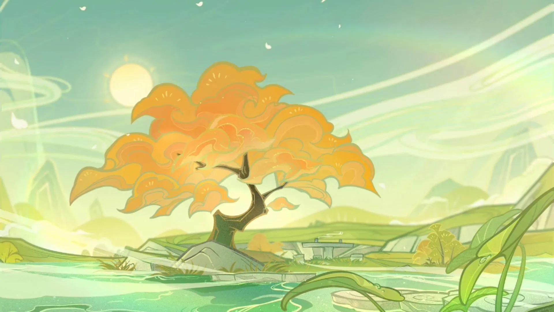 [minor spoiler alert!] wallpapers from the lantern rite cutscene ...