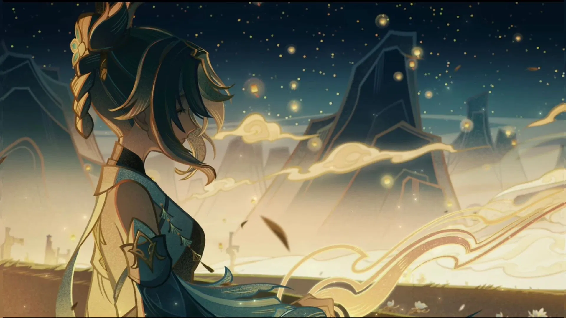 [minor spoiler alert!] wallpapers from the lantern rite cutscene ...