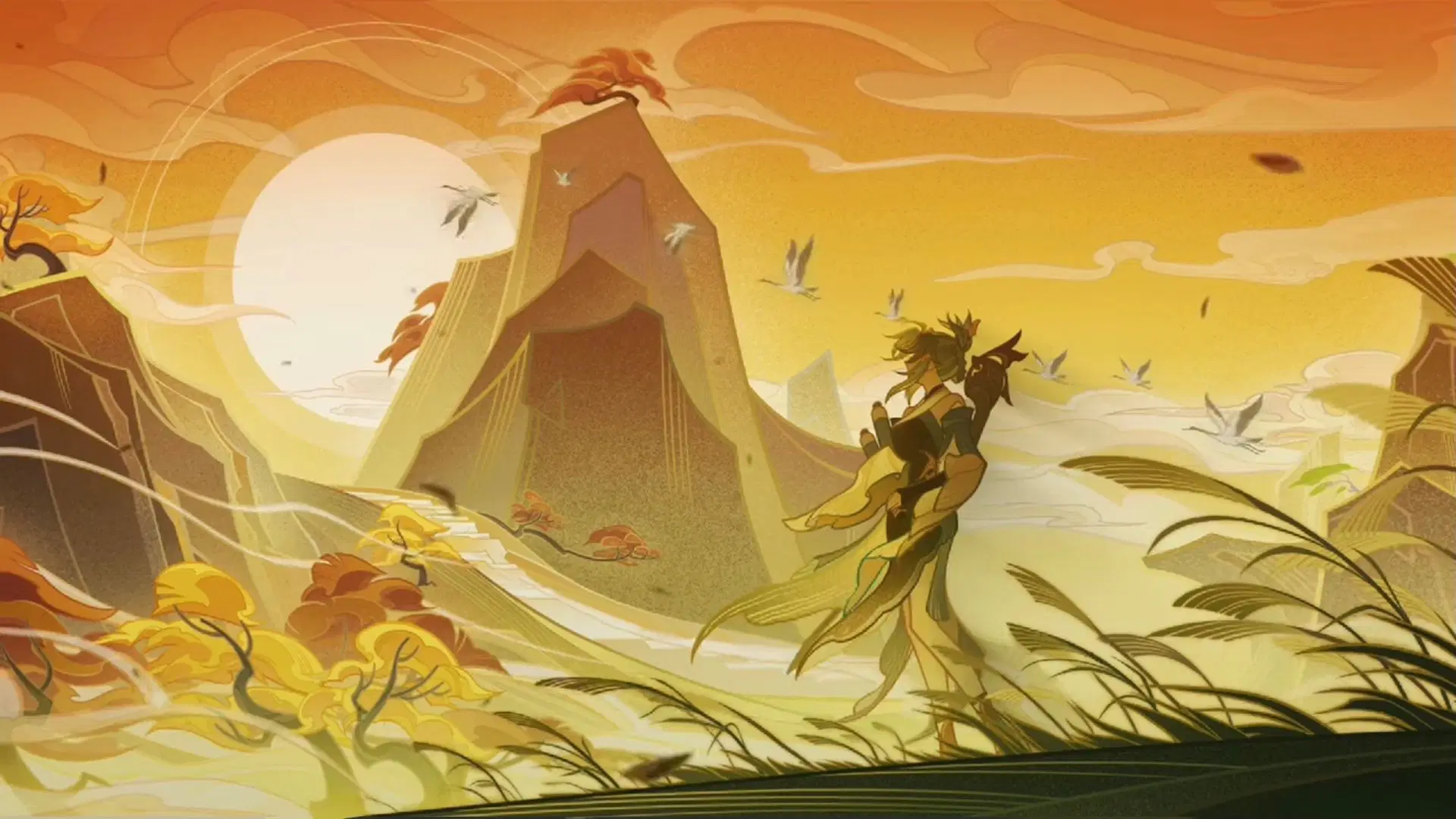 [minor spoiler alert!] wallpapers from the lantern rite cutscene ...