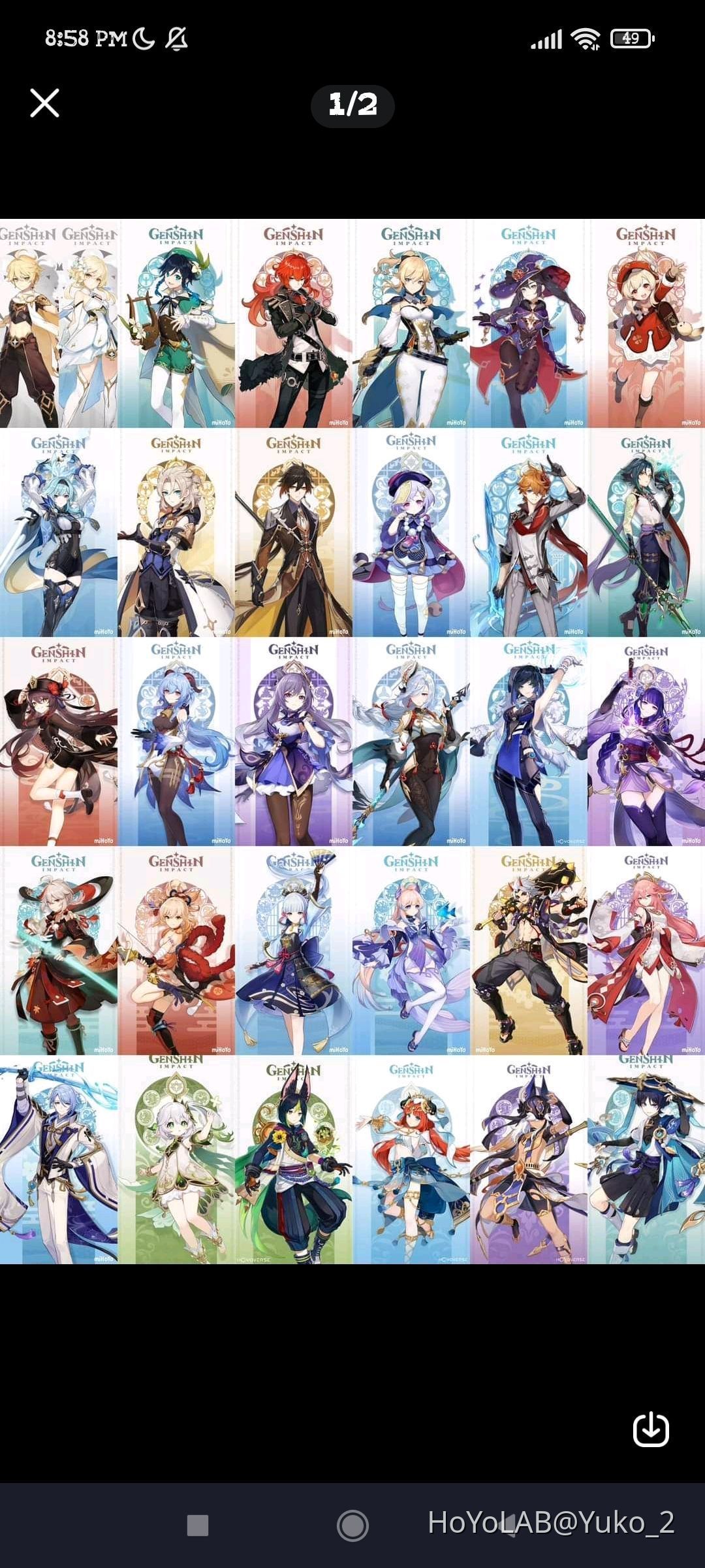 Blank version Genshin Impact | HoYoLAB