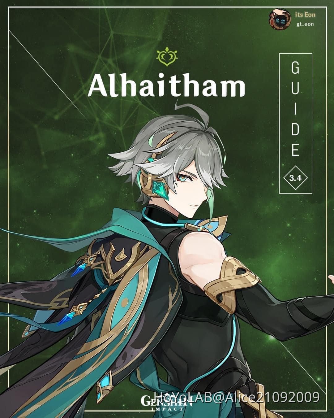 Althaitham build guide Genshin Impact | HoYoLAB