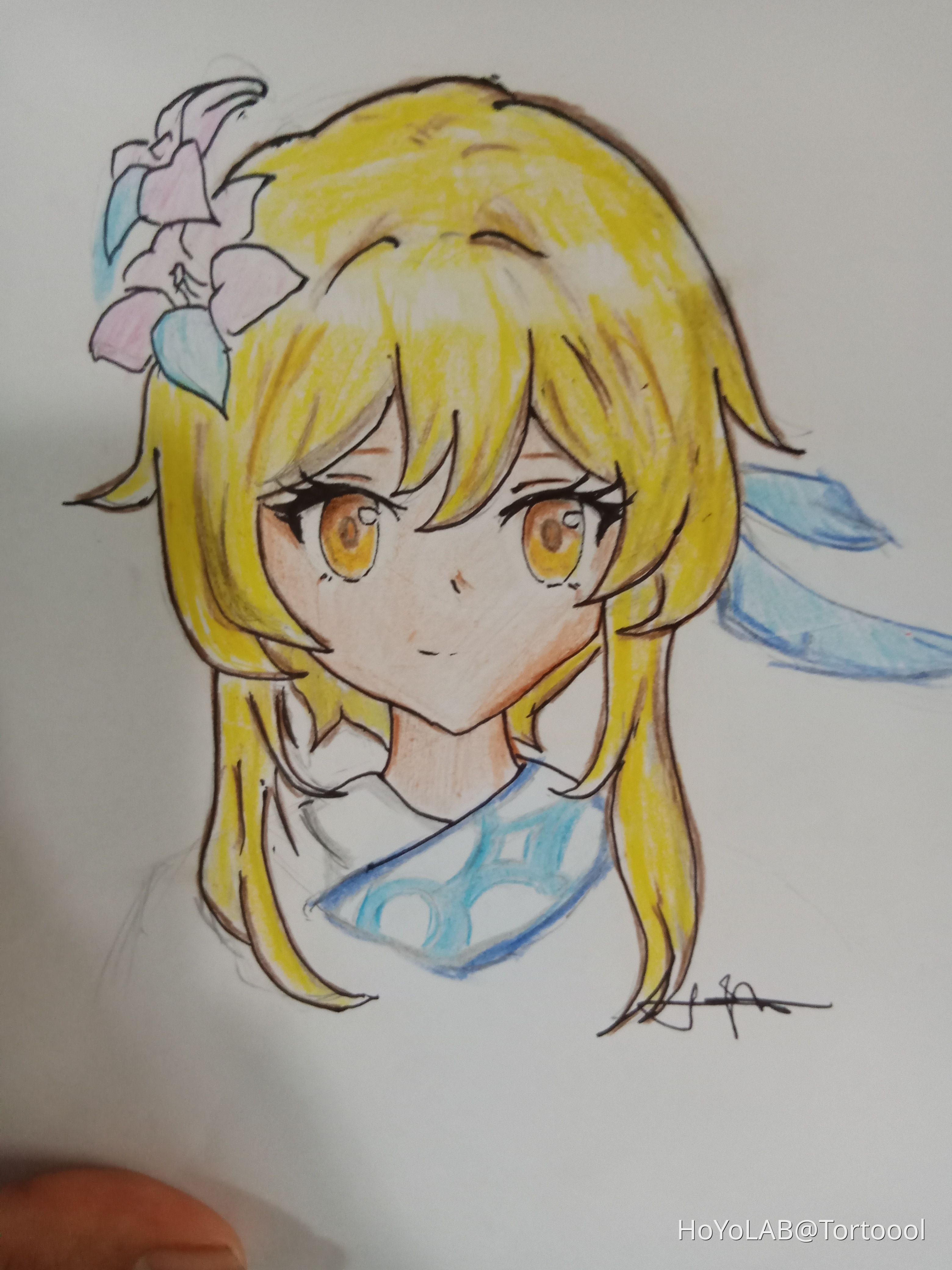 I Drew Lumine Genshin Impact | HoYoLAB