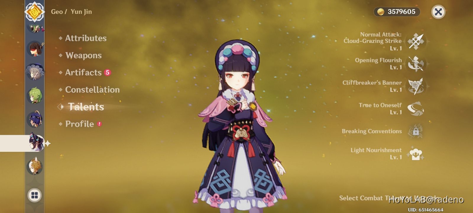 I'm back. At least I got yun jin lol Tears of Themis | HoYoLAB