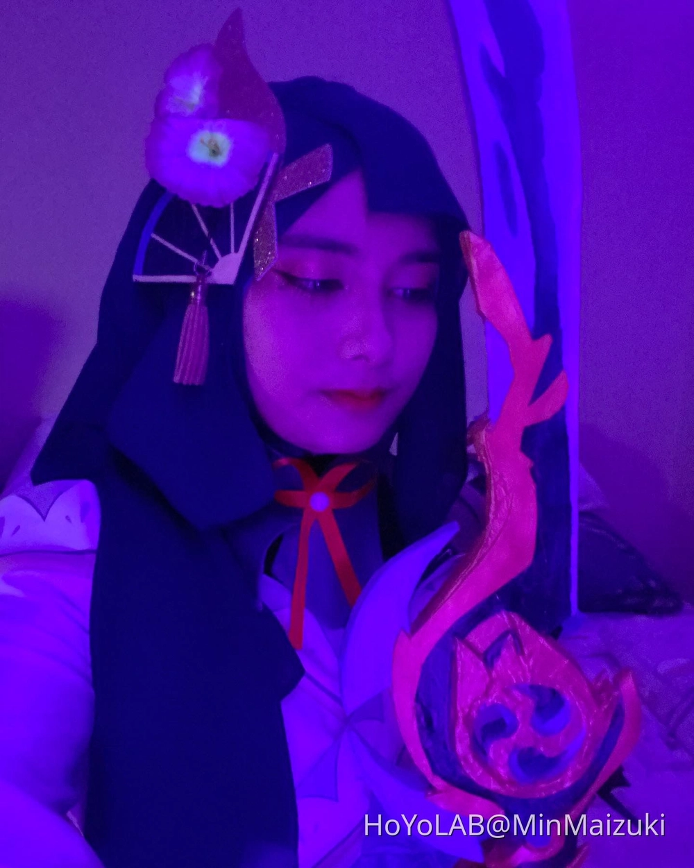 Raiden Shogun Hijab Cosplay Genshin Impact | HoYoLAB