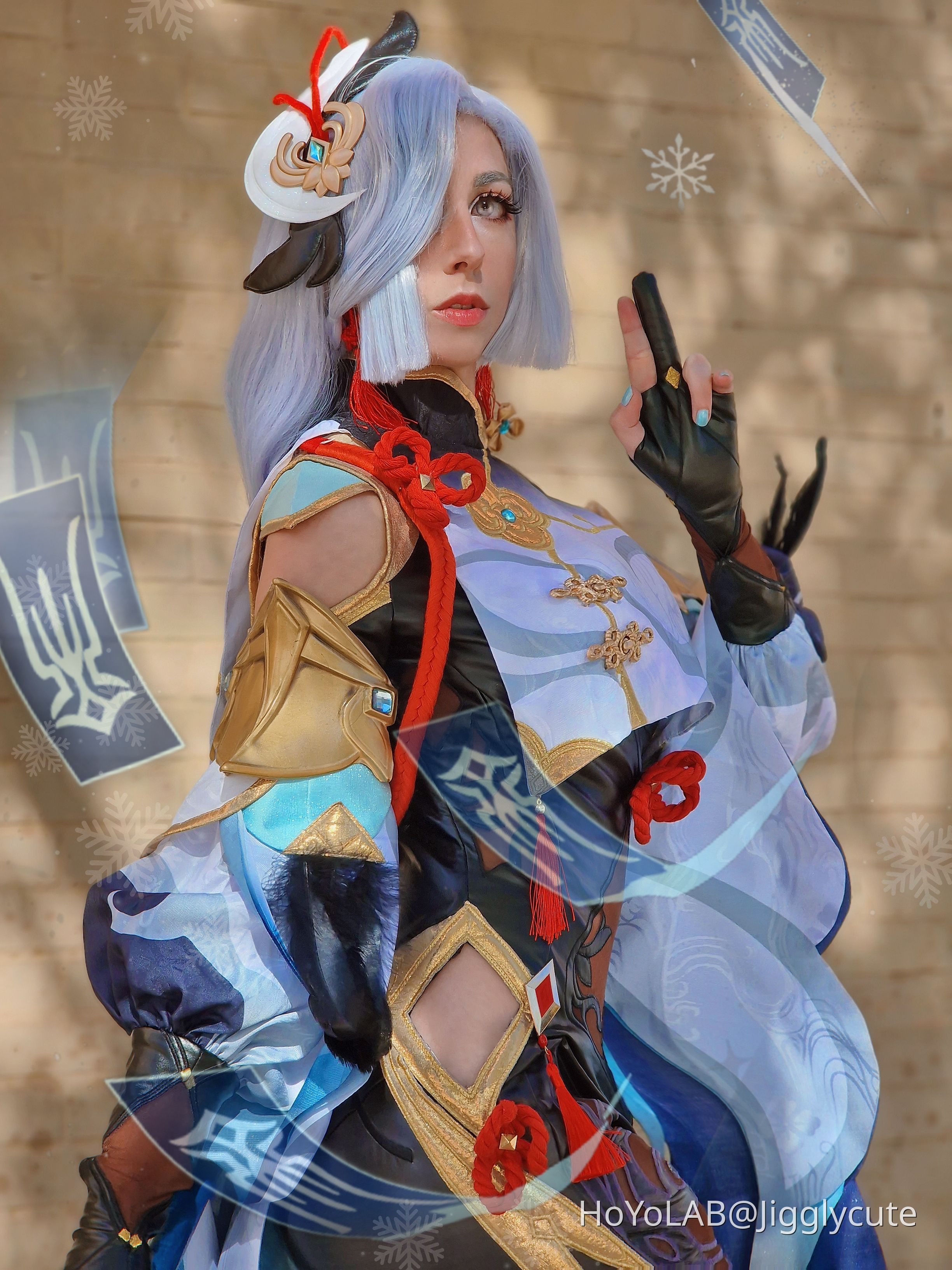 Shenhe cosplay y Pacificadora del Desastre Genshin Impact | HoYoLAB