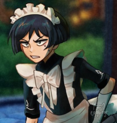 🧹I drew scara-maid! Genshin Impact | HoYoLAB