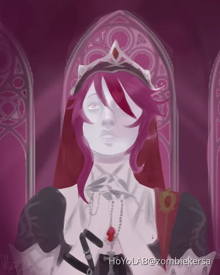 Rosaria!! Genshin Impact | HoYoLAB