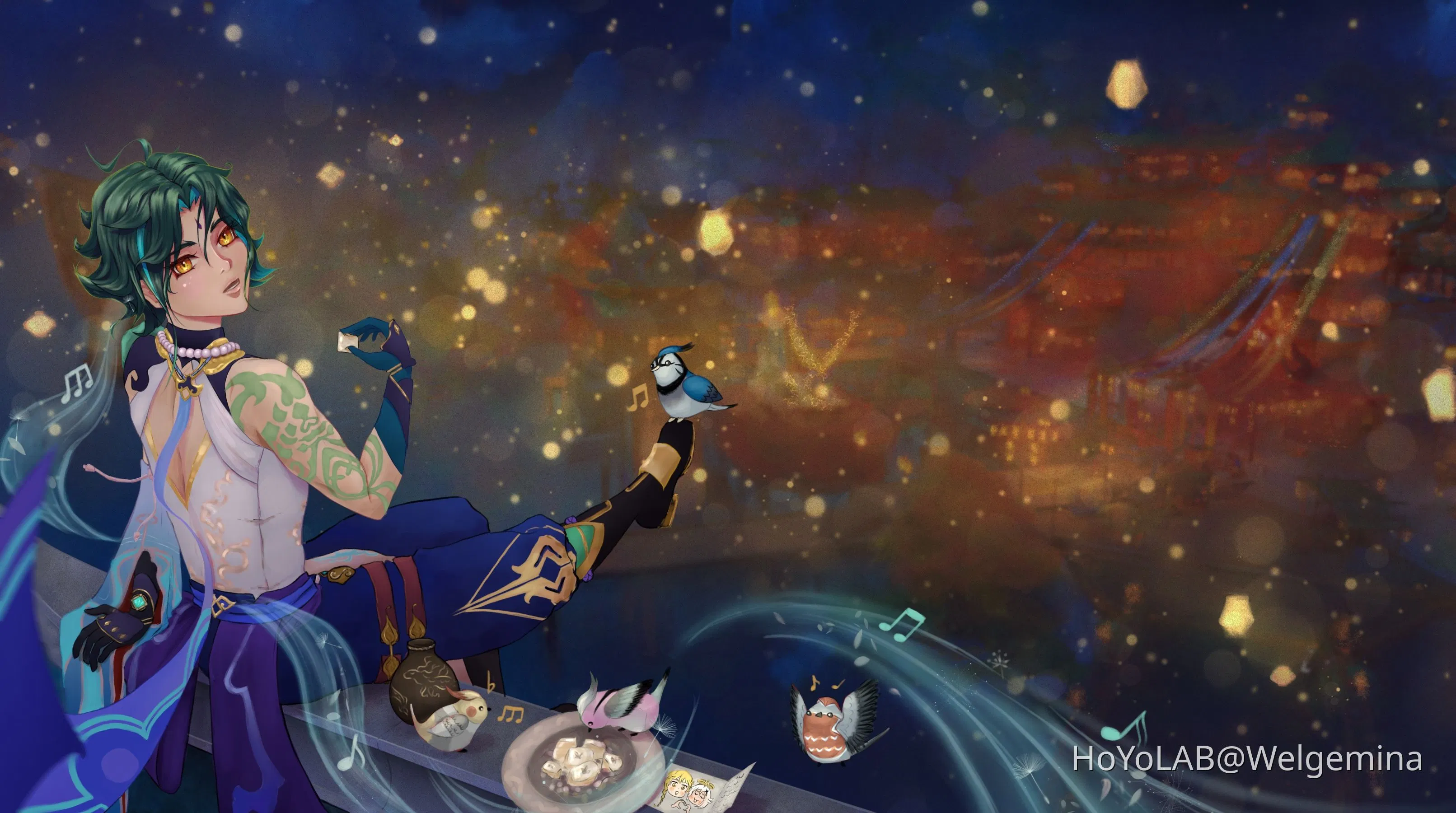 Xiao on a sick leave >3