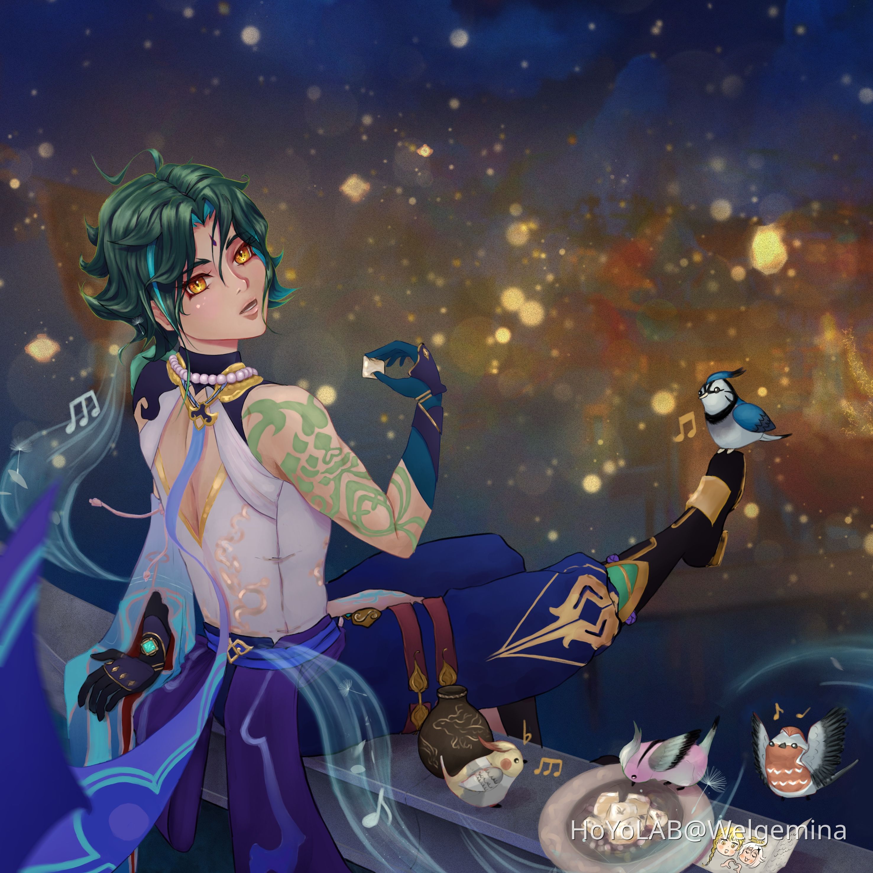 Xiao on a sick leave >3