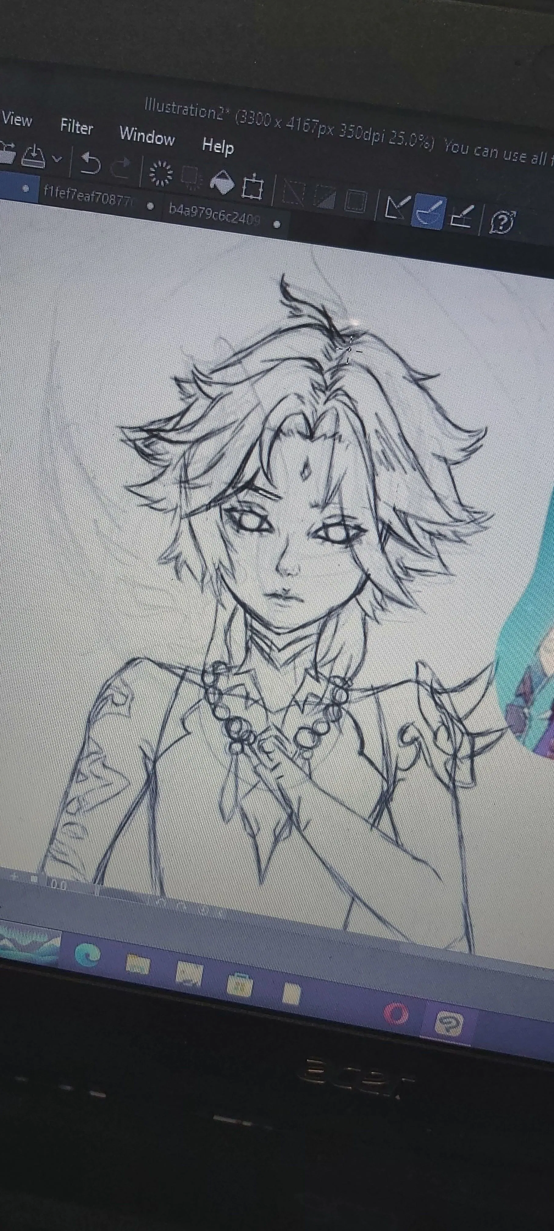 "Alatus Nemeseos" ~ Xiao Fanart contest submission Genshin Impact | HoYoLAB