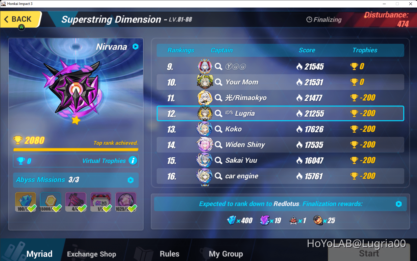 Husk: Mysticism (IMG) | Ex Abyss Nirvana D474 Honkai Impact 3rd | HoYoLAB