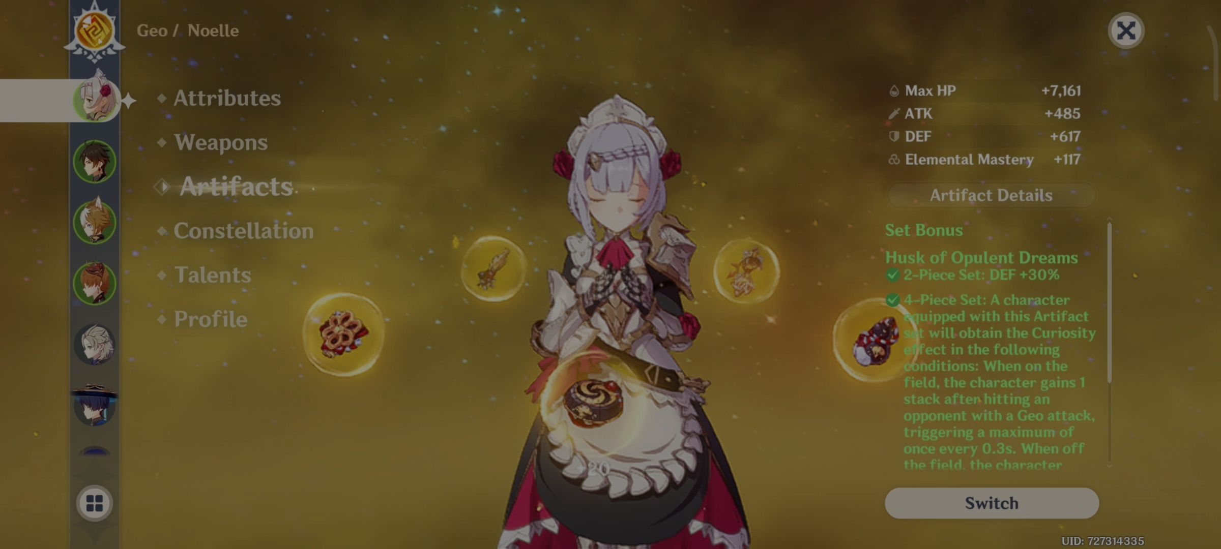 Sharing my Noelle build Genshin Impact | HoYoLAB