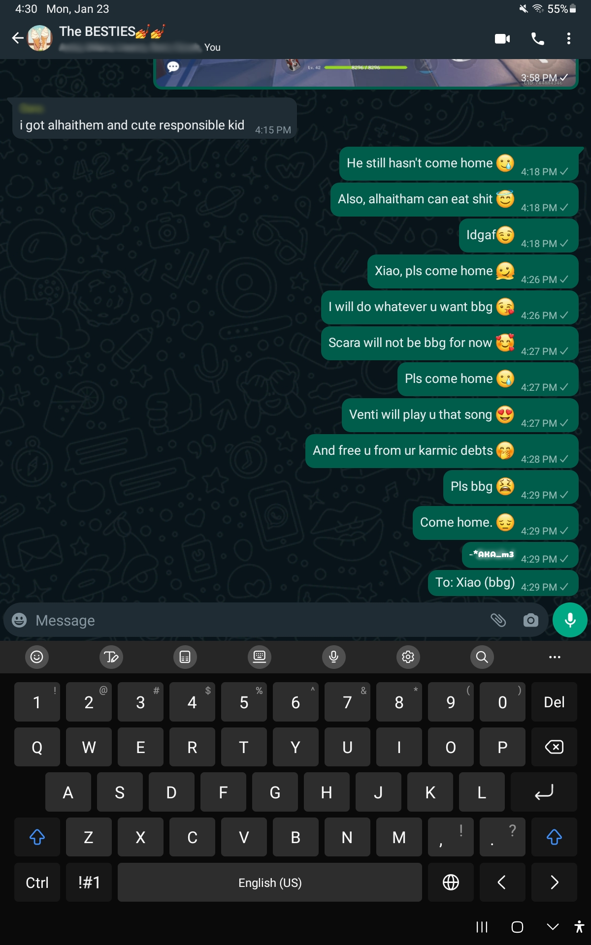 venti and hu tao inspired me to make a poem 😊 Genshin Impact | HoYoLAB