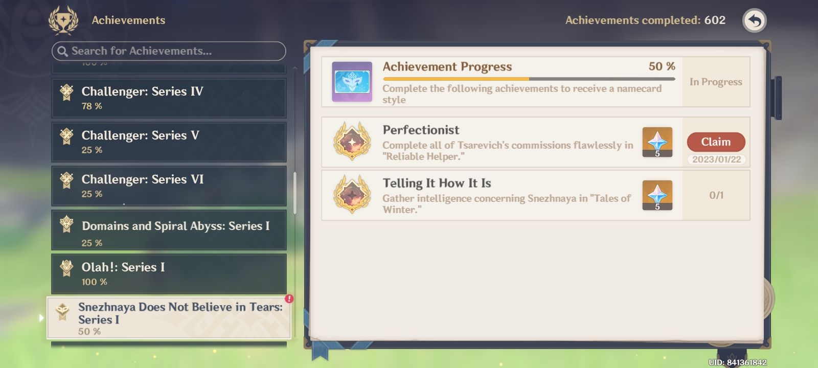 Completed Quest [EXTRA HELL] Genshin Impact | HoYoLAB