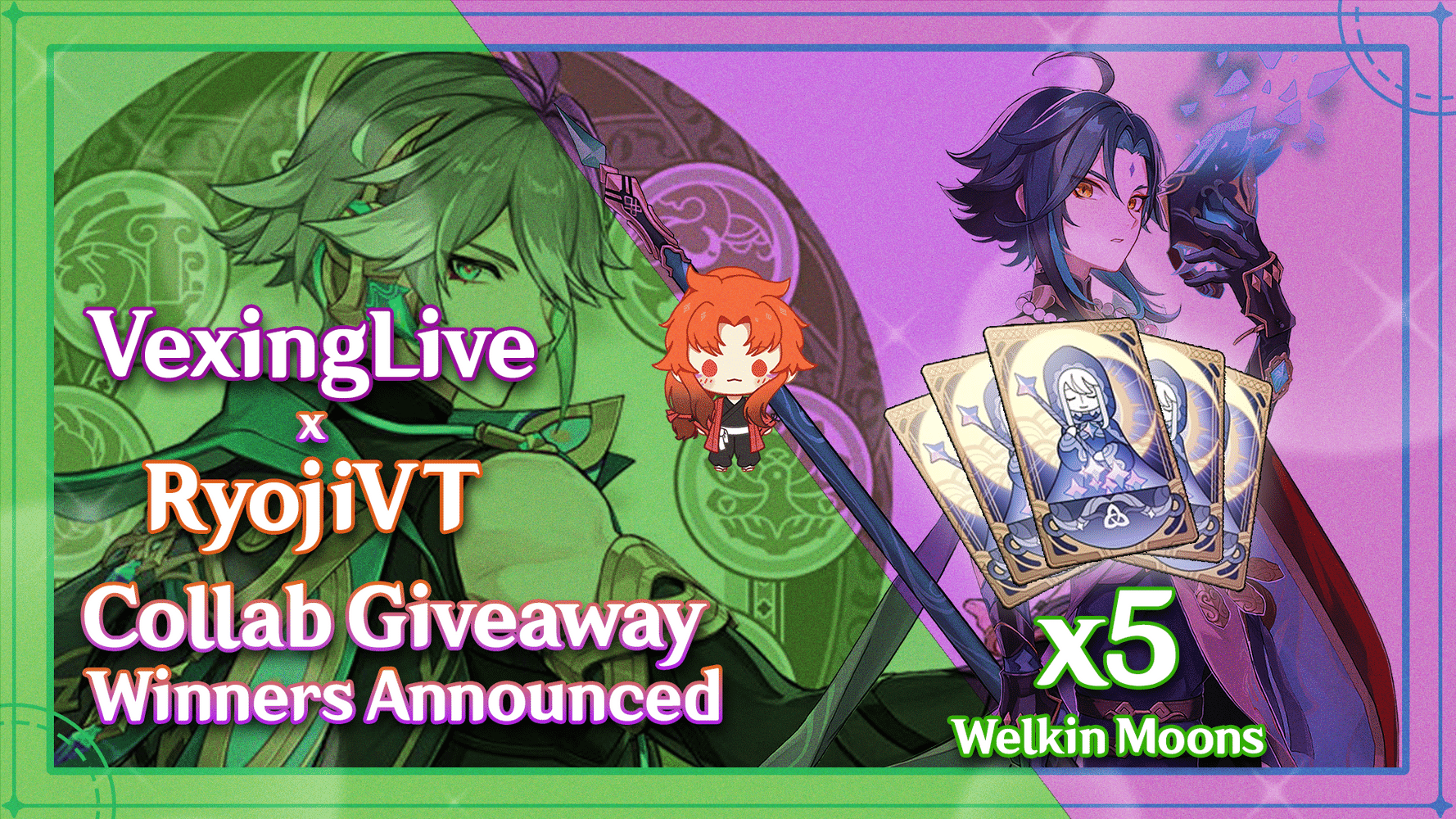 5x Winners for Blessing of the Welkin Moon Giveaway! Genshin Impact ...