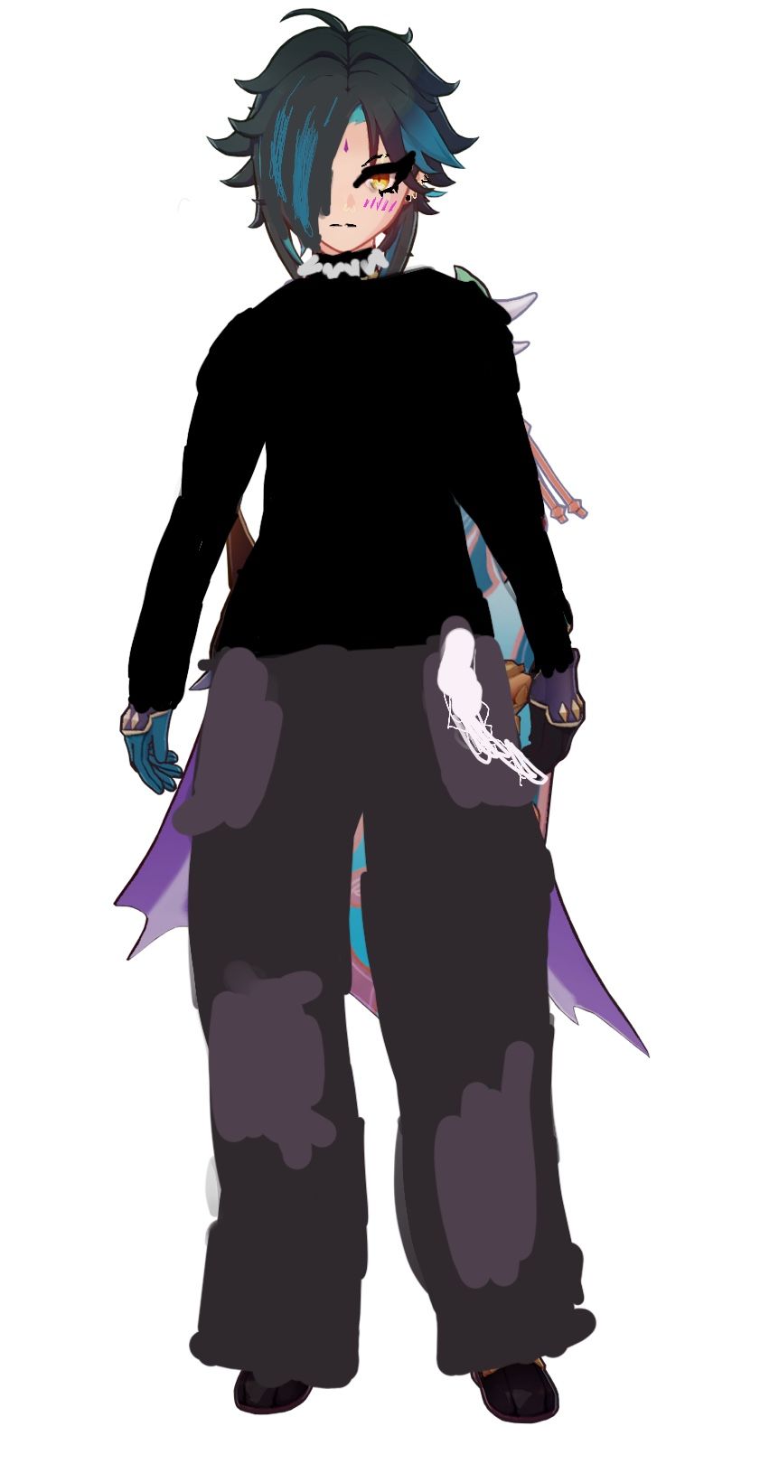 Emo xiao (xiao fan art contest) Genshin Impact | HoYoLAB