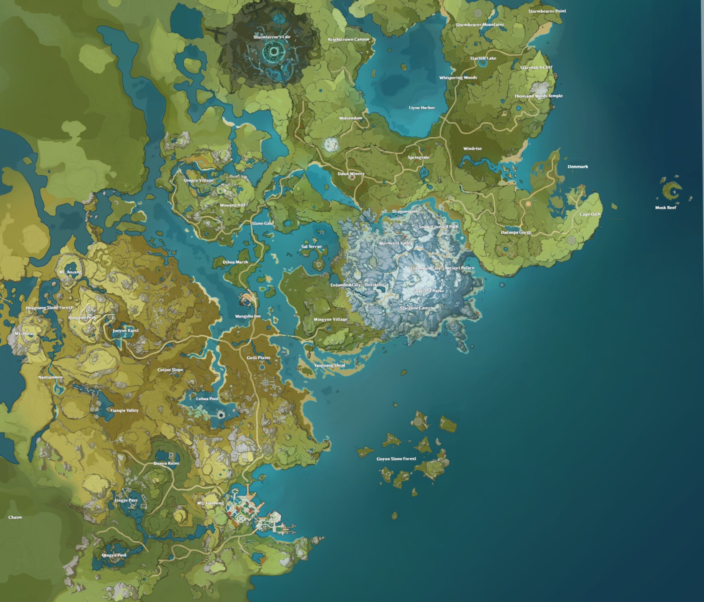 Normal map of Teyvat :) Genshin Impact | HoYoLAB