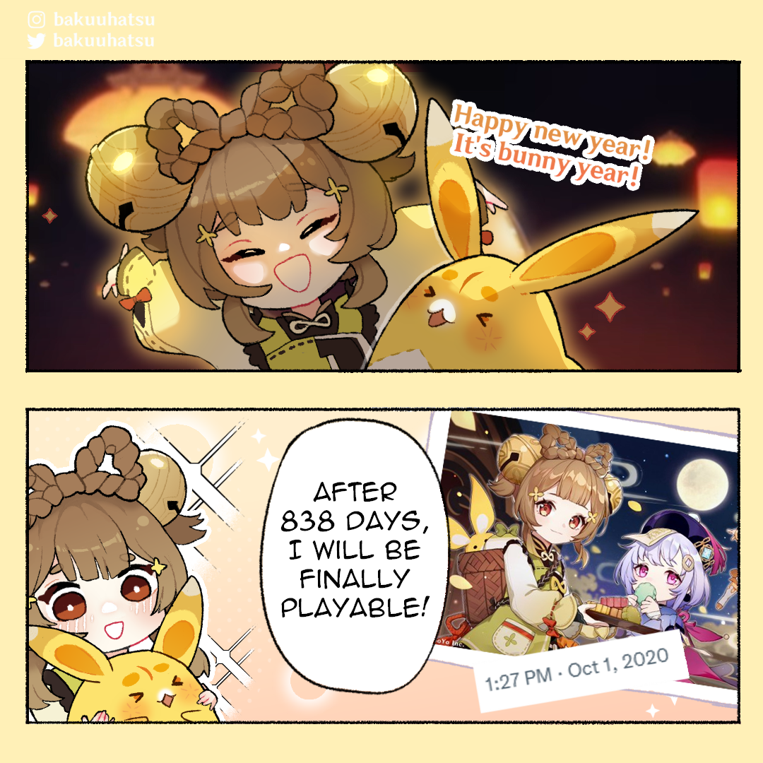 Happy rabbit year! Genshin Impact | HoYoLAB
