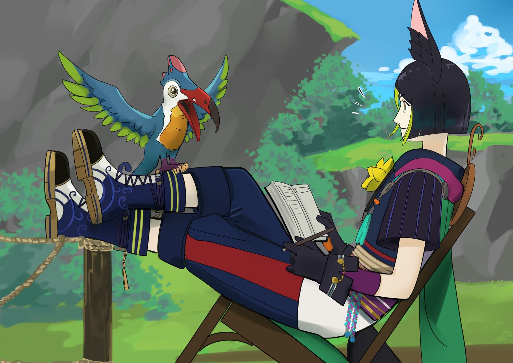 Best bird, best boy Genshin Impact | HoYoLAB