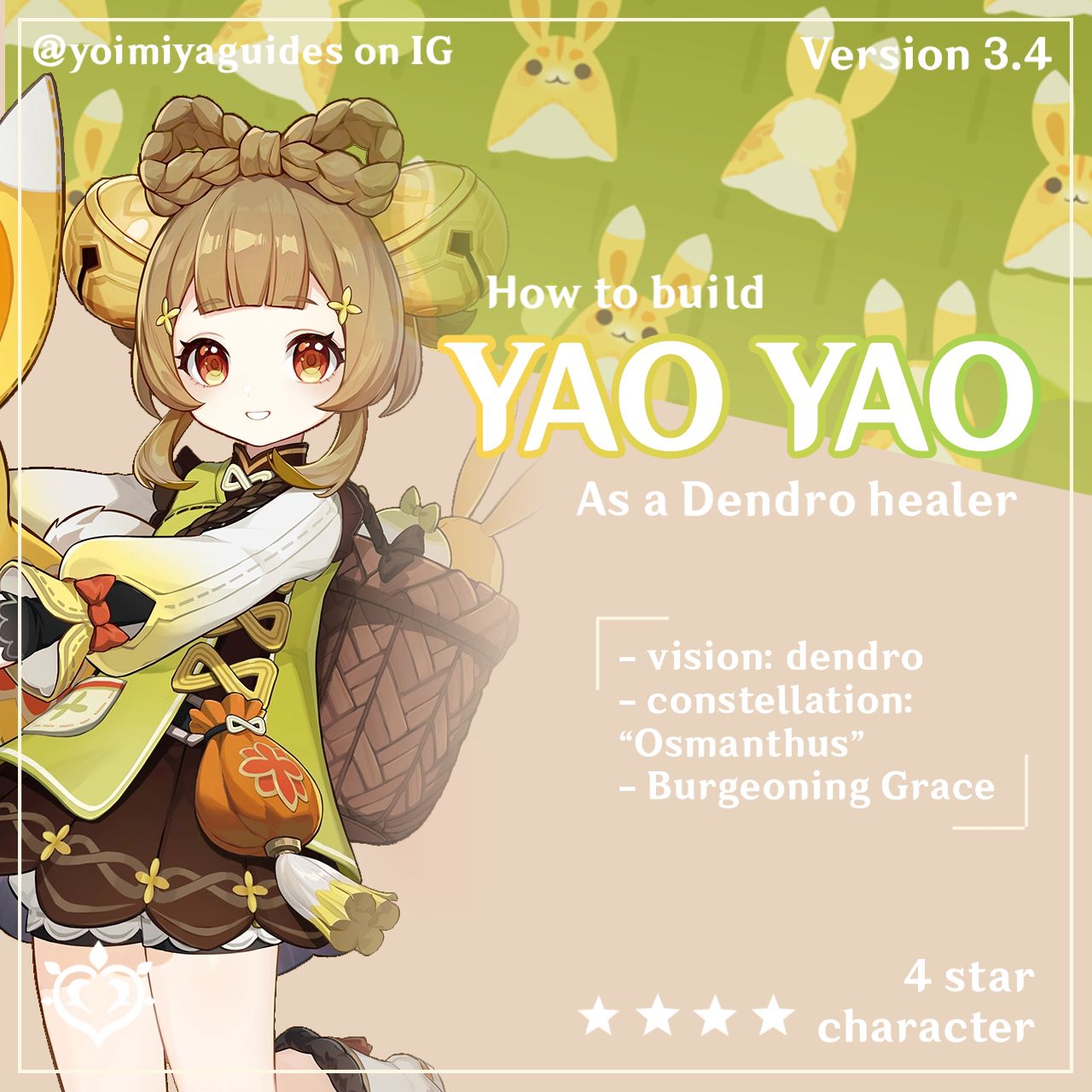 3.4 Yao Yao build Genshin Impact | HoYoLAB