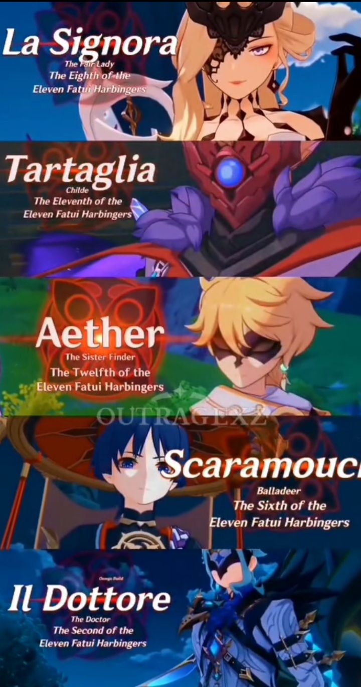 Aether virou fatui kskskskssk Genshin Impact | HoYoLAB