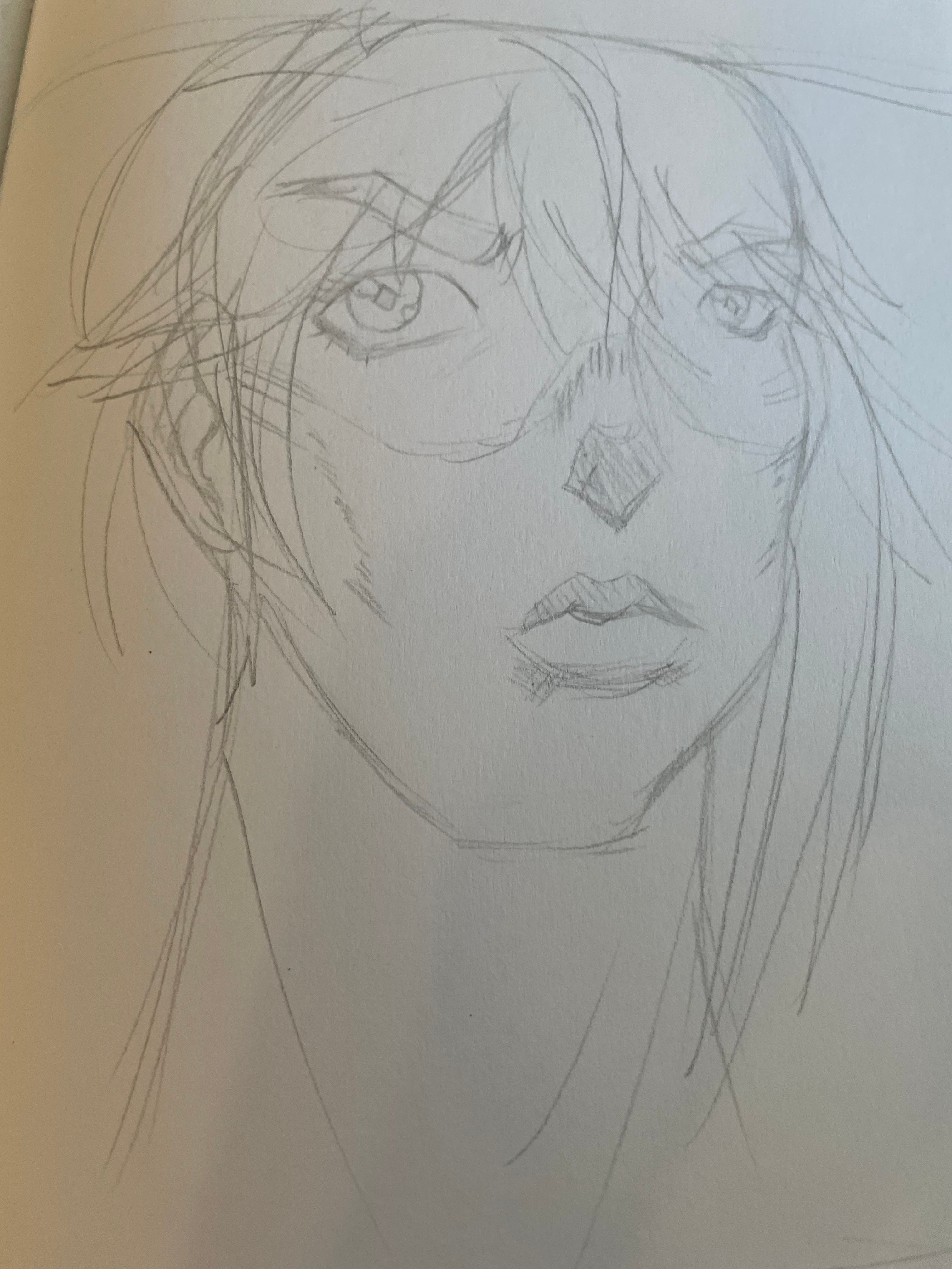 I got jumpscared by my own drawing and now I’m going to make it your ...