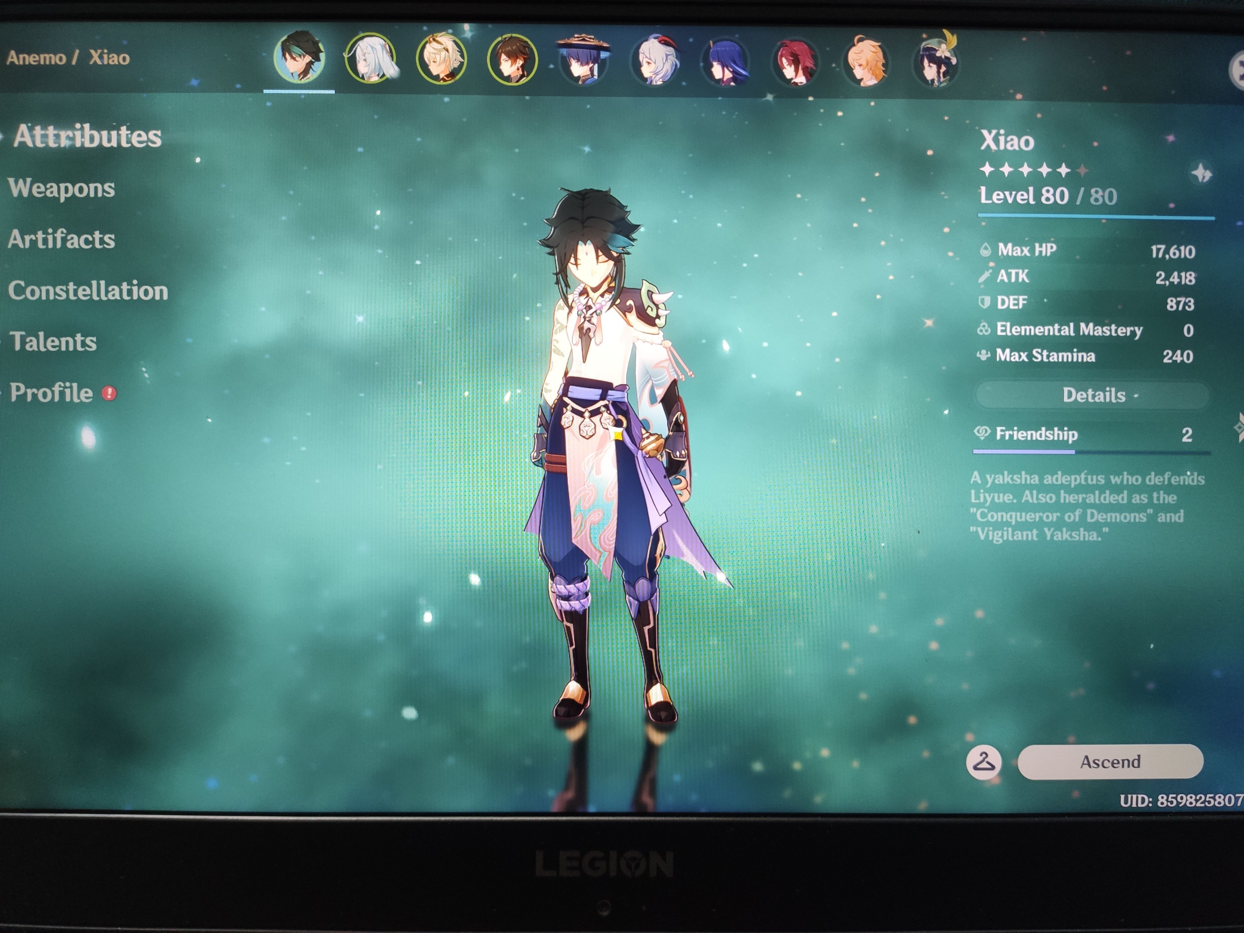 here's my xiao build Genshin Impact | HoYoLAB