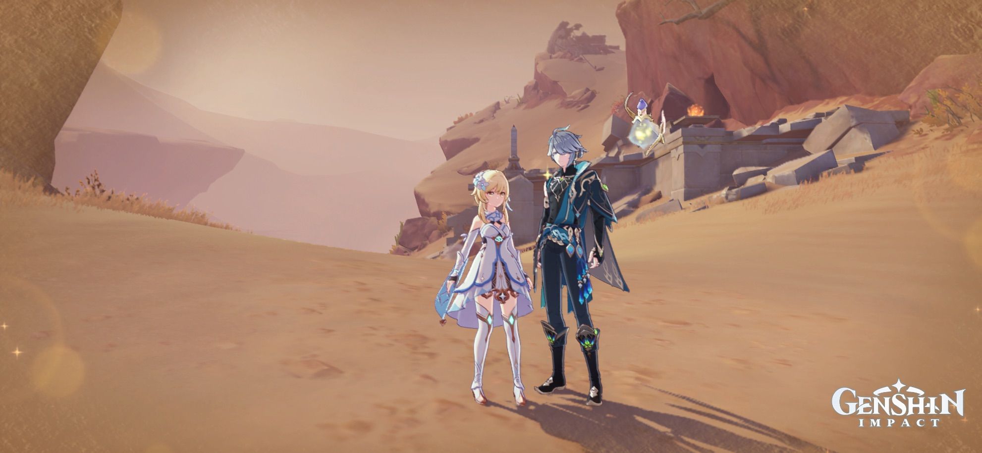 What a beautiful place in Sumeru ~ The Eternal Oasis Genshin Impact ...