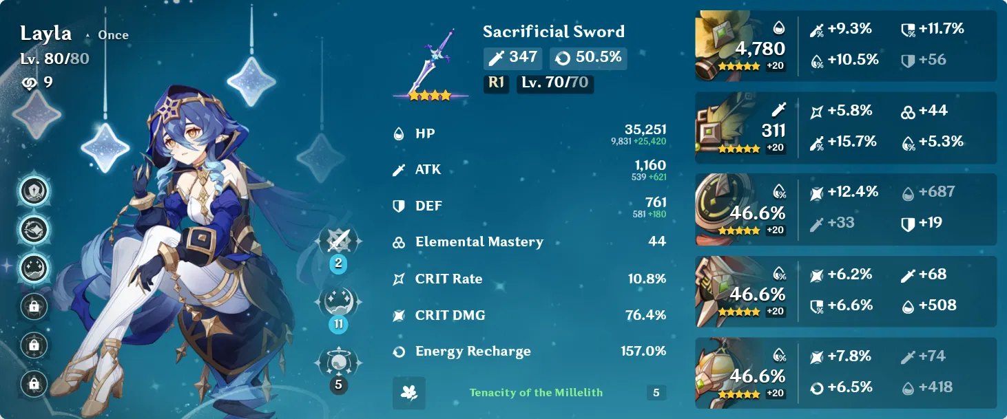 Layla Shield Guide Genshin Impact | HoYoLAB