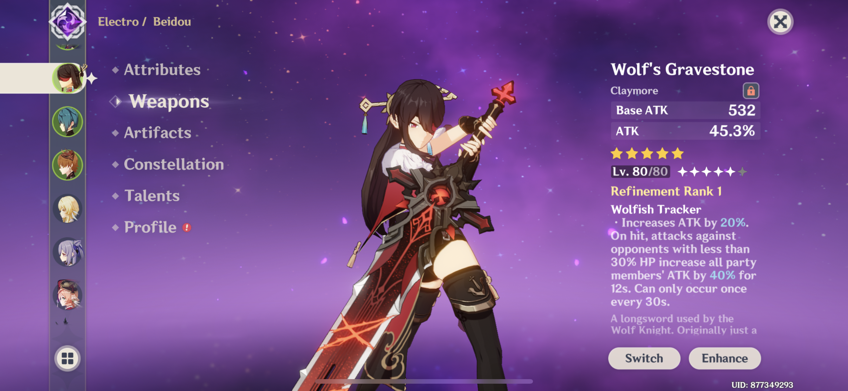 Finally got beidou Genshin Impact | HoYoLAB