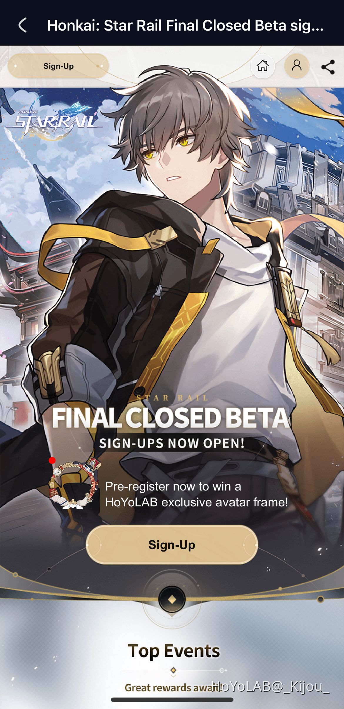 Open beta Sign up and event: read the post for tips Honkai: Star Rail | HoYoLAB