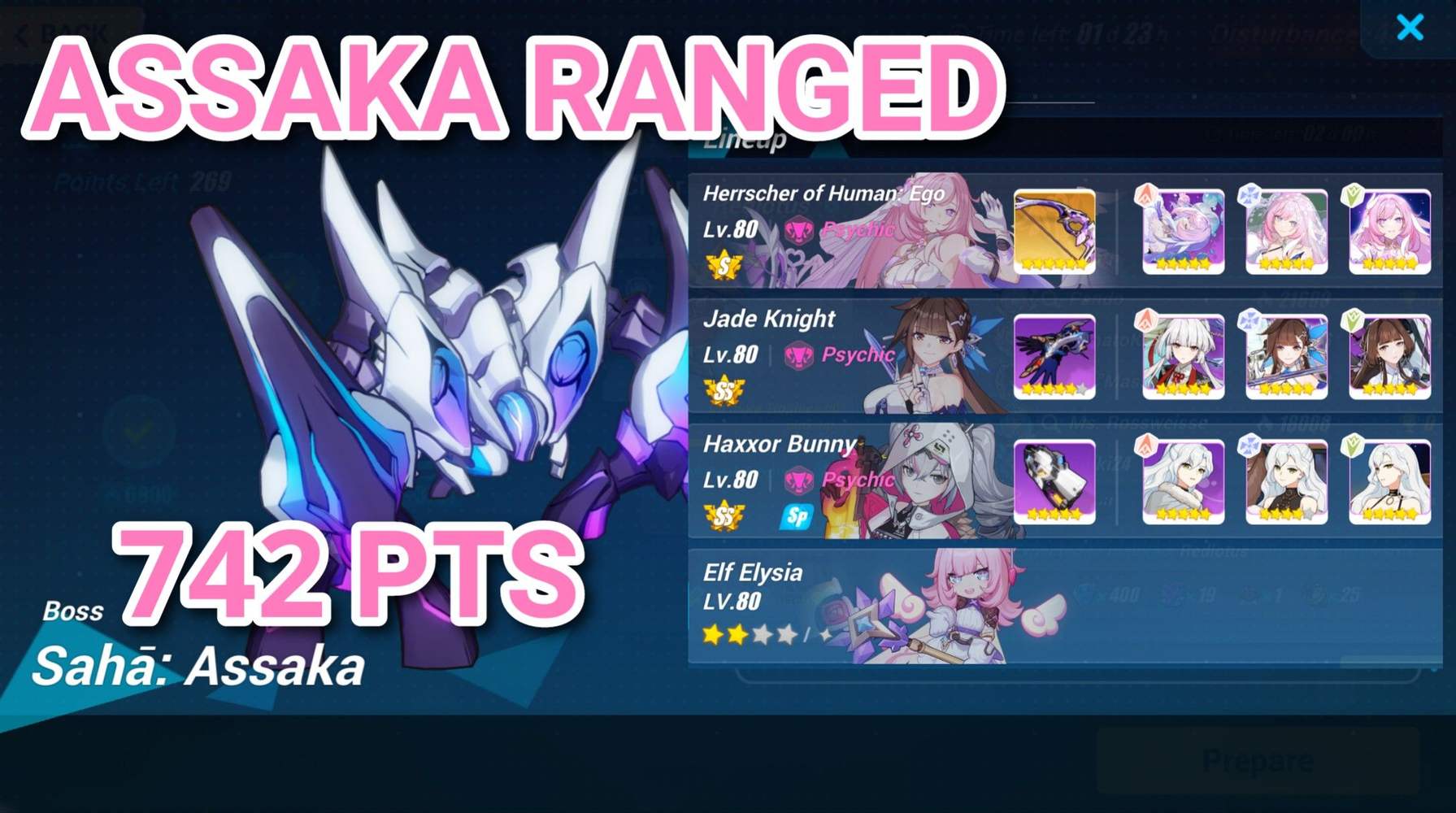 Sharing my Assaka Abyss run 742 Pts. Redlotus Honkai Impact 3rd | HoYoLAB