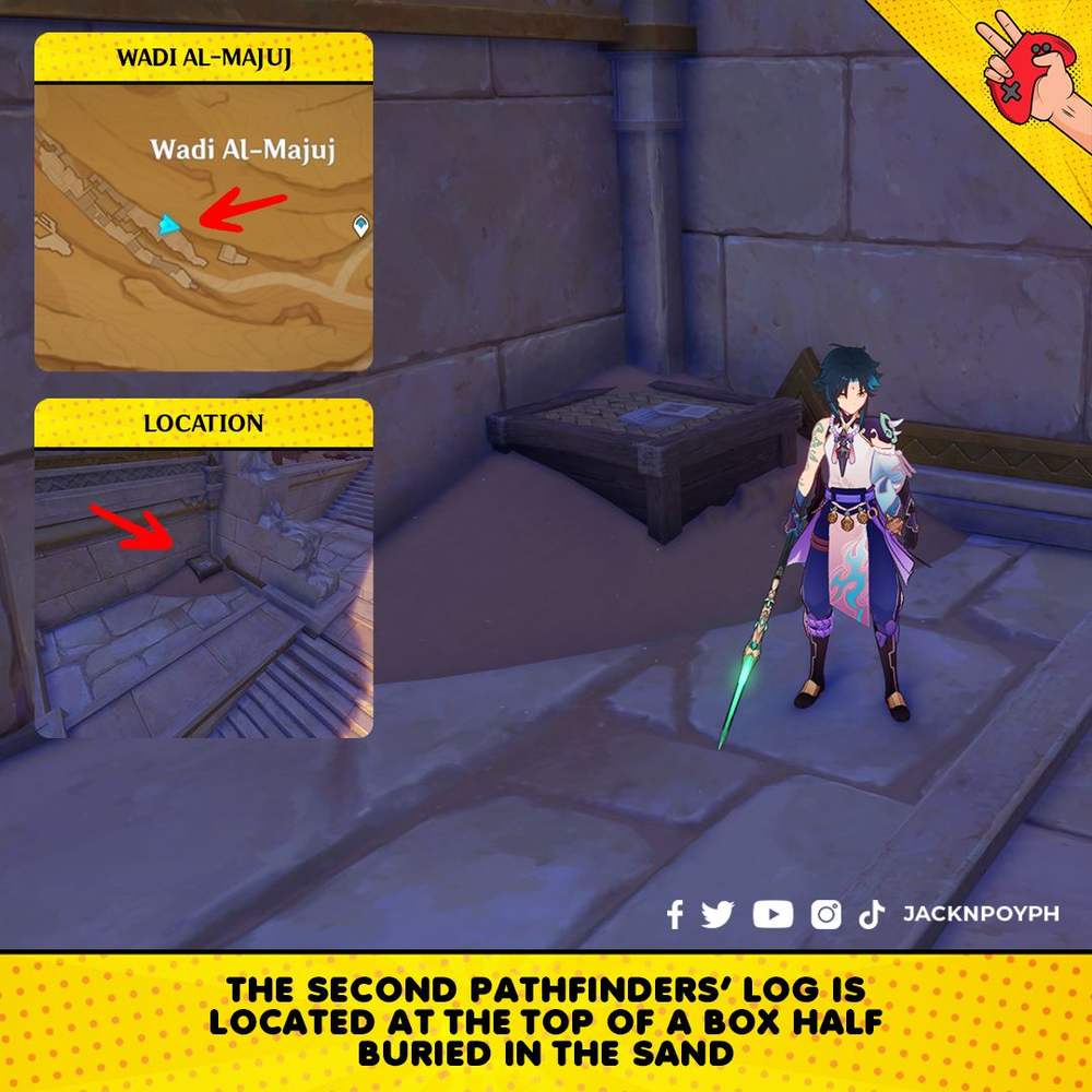 [Version 3.4] Pathfinders' Logs Locations Hidden Achievement Genshin ...