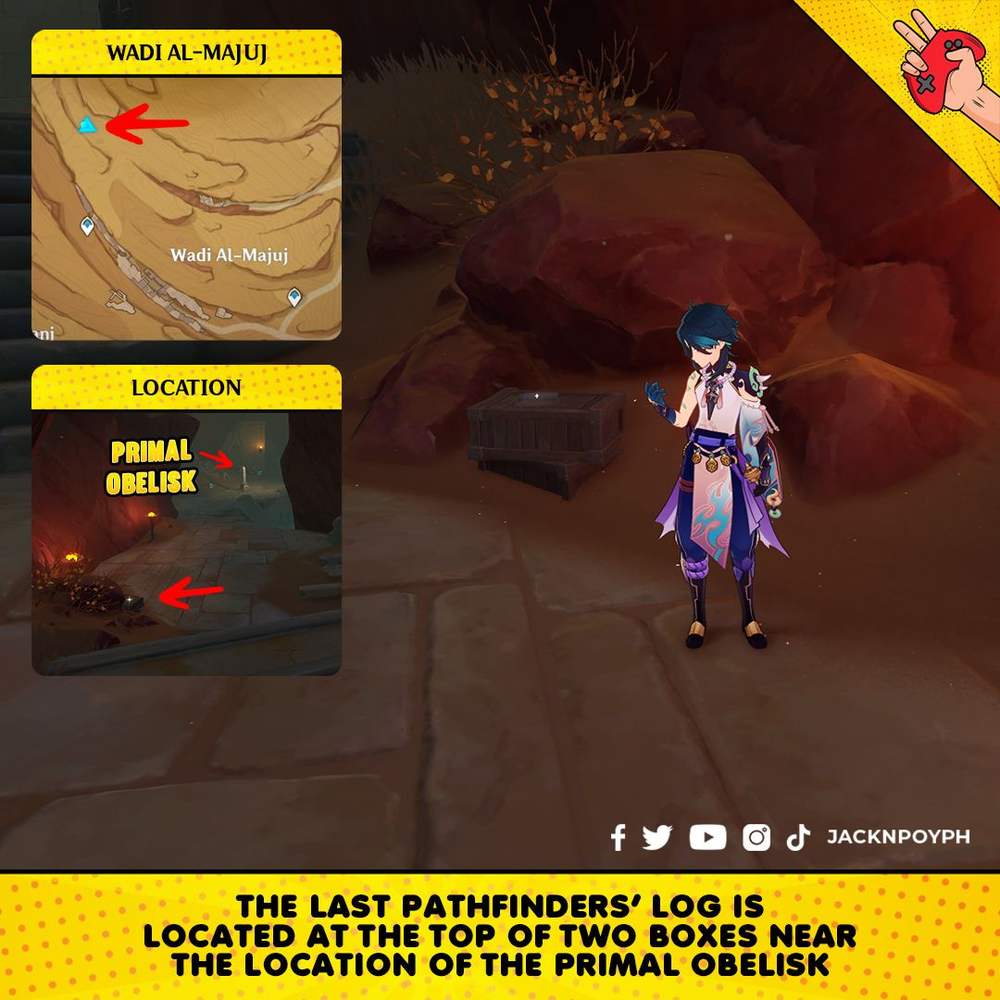 [Version 3.4] Pathfinders' Logs Locations Hidden Achievement Genshin ...