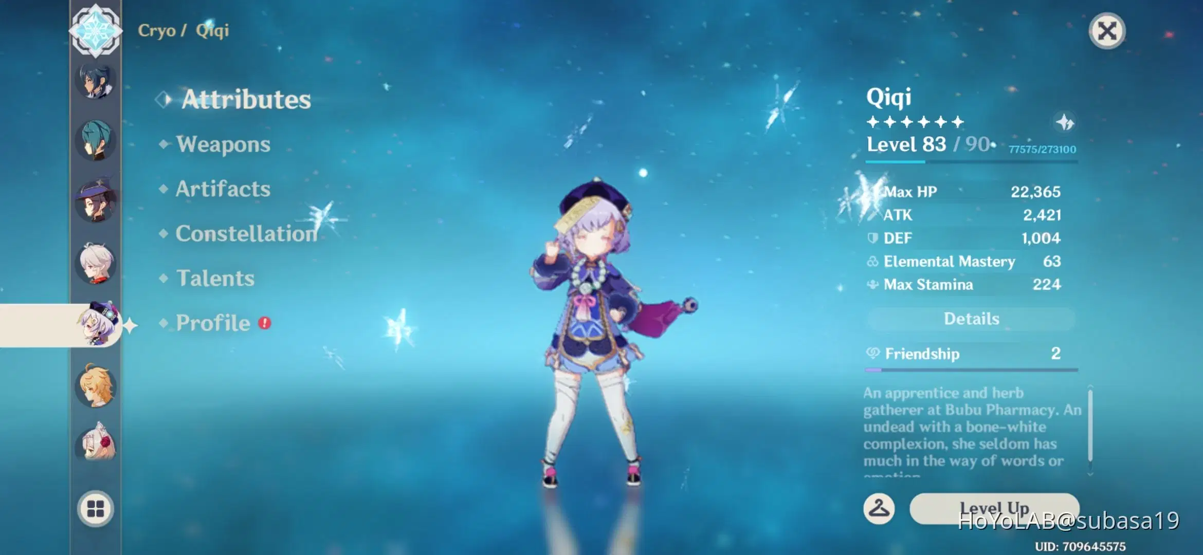 F2p Qiqi build Genshin Impact | HoYoLAB