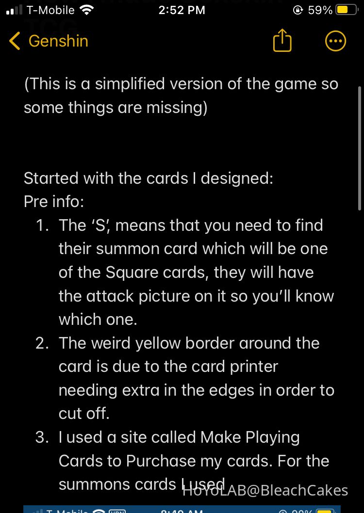 How I made Genius Invocation TCG in real life! Genshin Impact | HoYoLAB