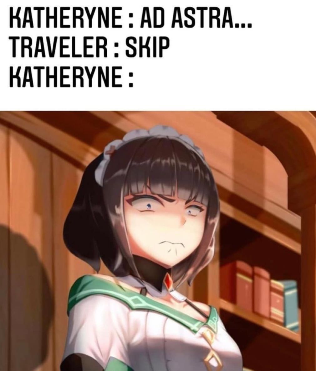 Katheryne meme Genshin Impact | HoYoLAB