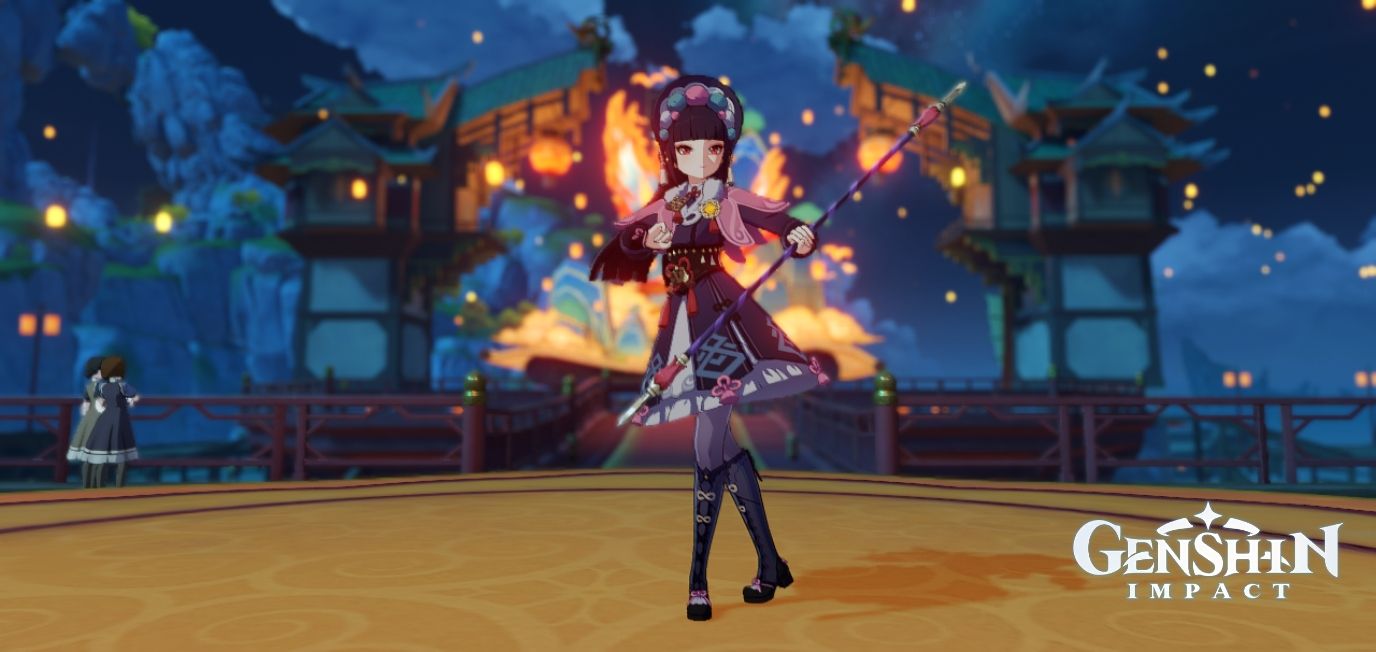 Yunjin on the stage Genshin Impact | HoYoLAB