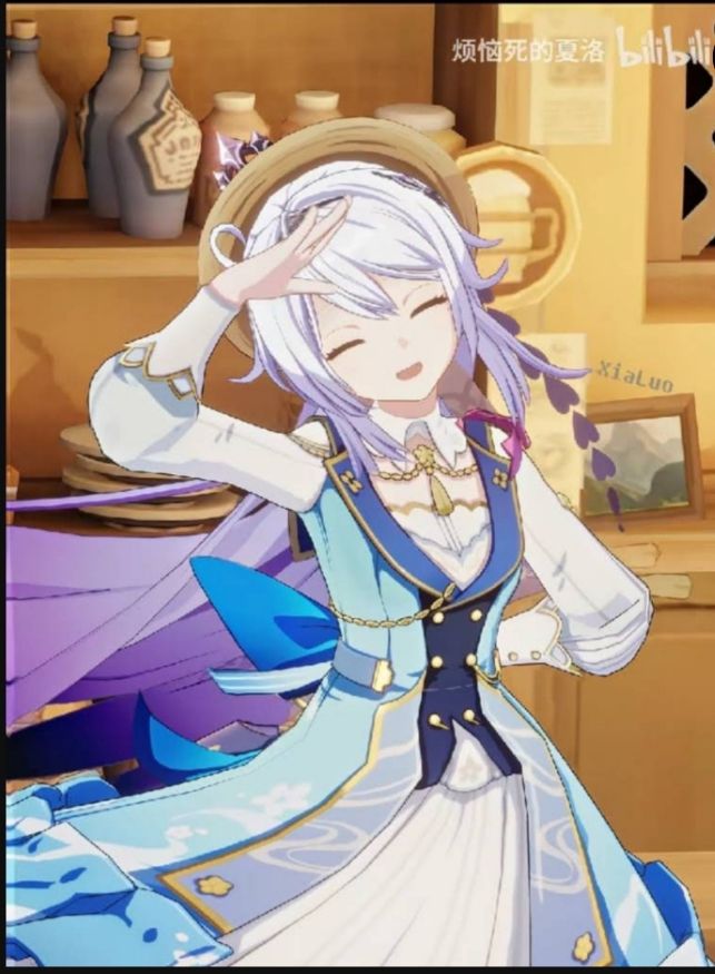 Kiana in Ayaka's Outfit (Cuteness Overload Alert) Genshin Impact | HoYoLAB