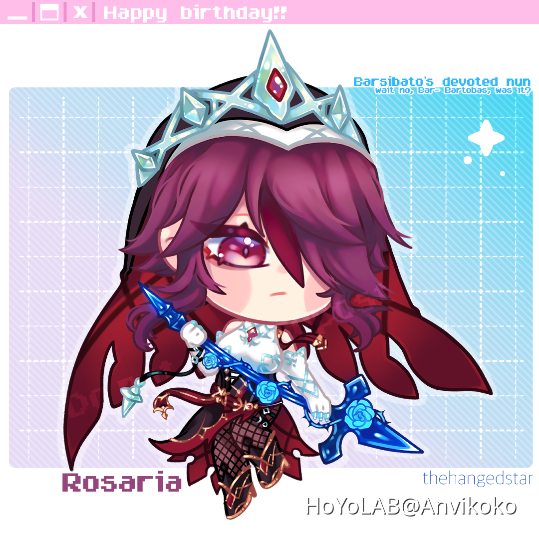 Happy birthday sister Rosaria!! Genshin Impact | HoYoLAB