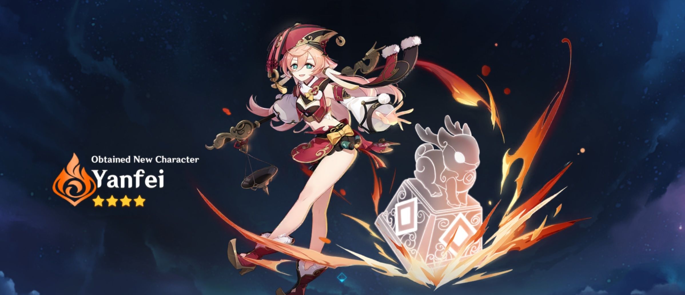 Yanfei, couldn't get her on Itto and wanderer rerun Genshin Impact ...