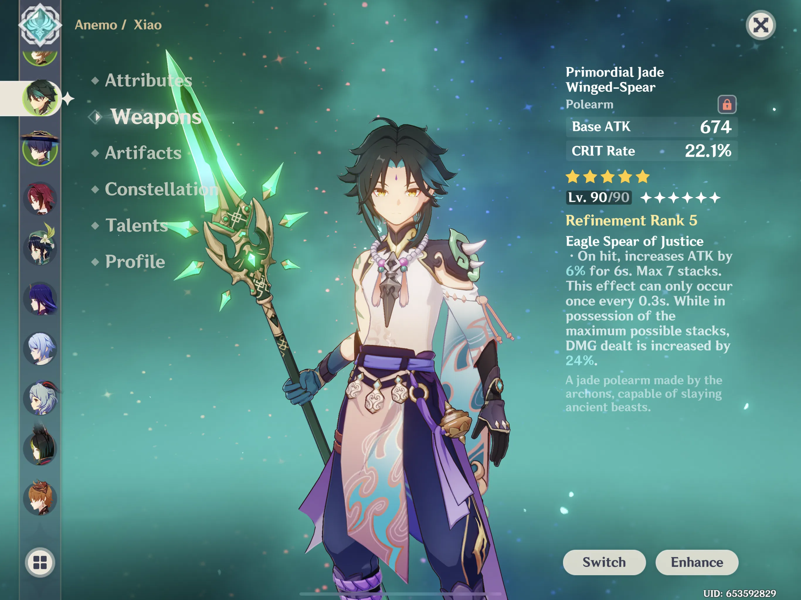 c6 r5 xiao Genshin Impact | HoYoLAB