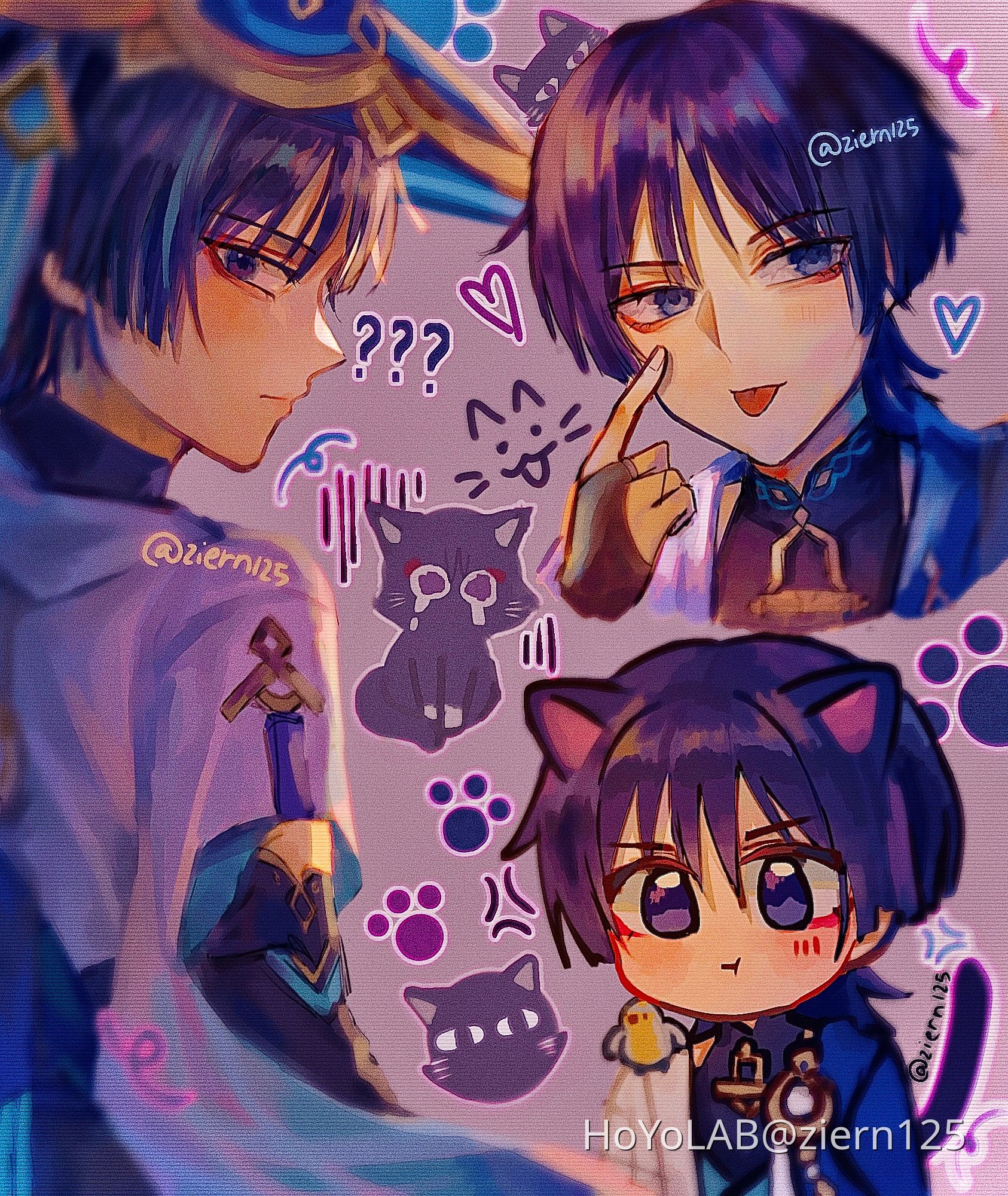 Scaramouche/wanderer fanart Genshin Impact | HoYoLAB