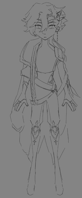 Harbinger Aether? (wip) Genshin Impact | HoYoLAB