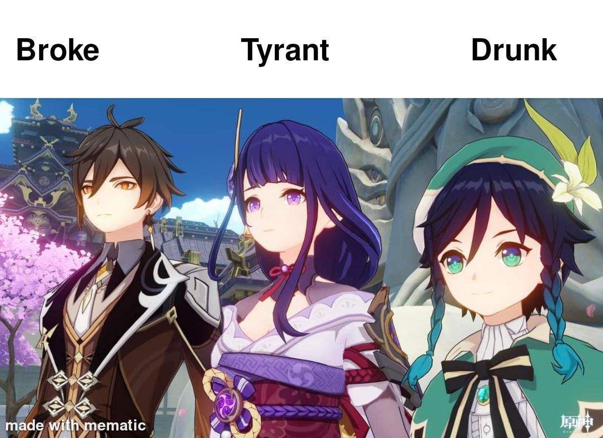 Some Archon memes I found on the street Genshin Impact | HoYoLAB