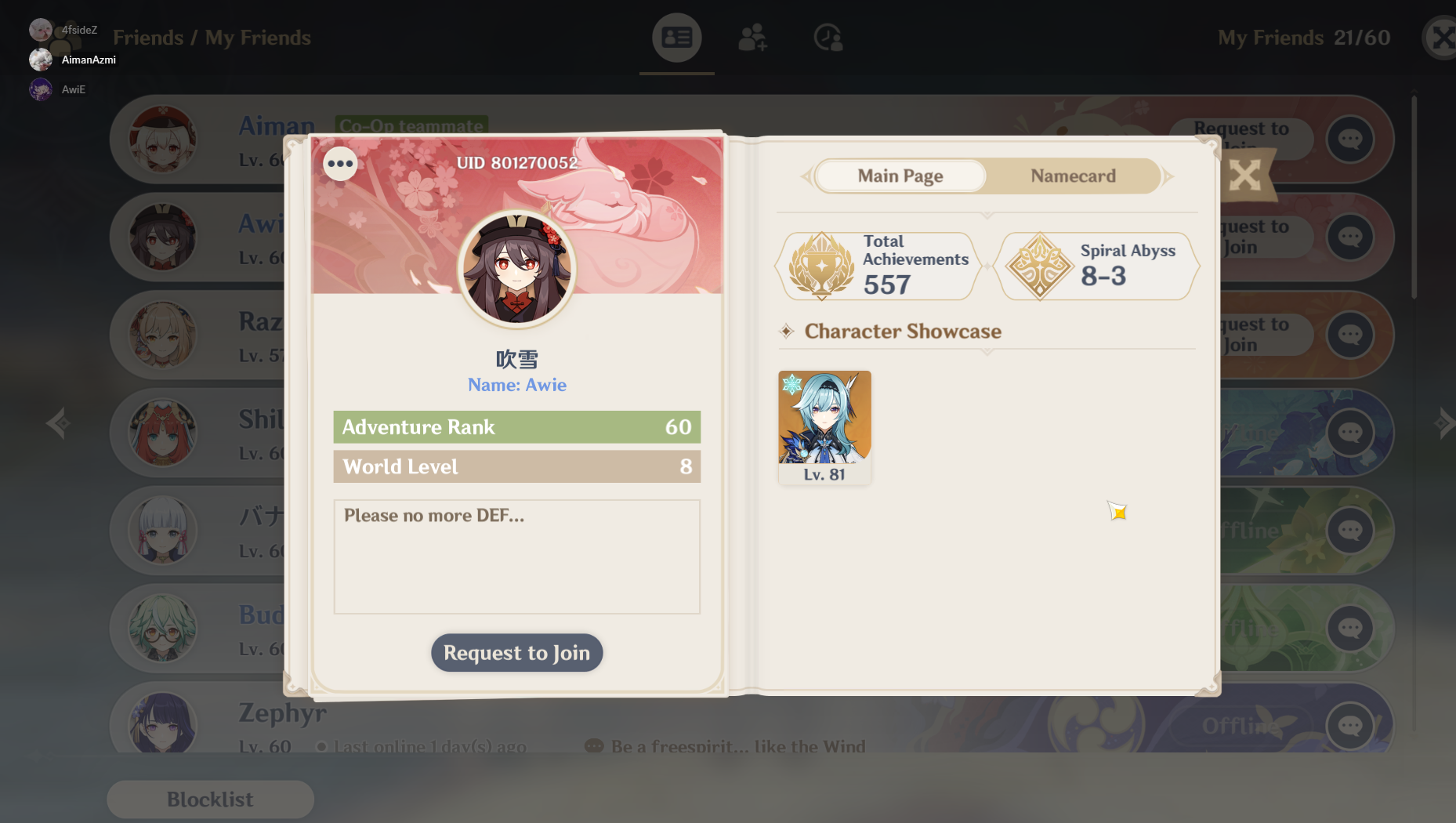 Help my friend please, His account got hacked and changed names Genshin Impact | HoYoLAB