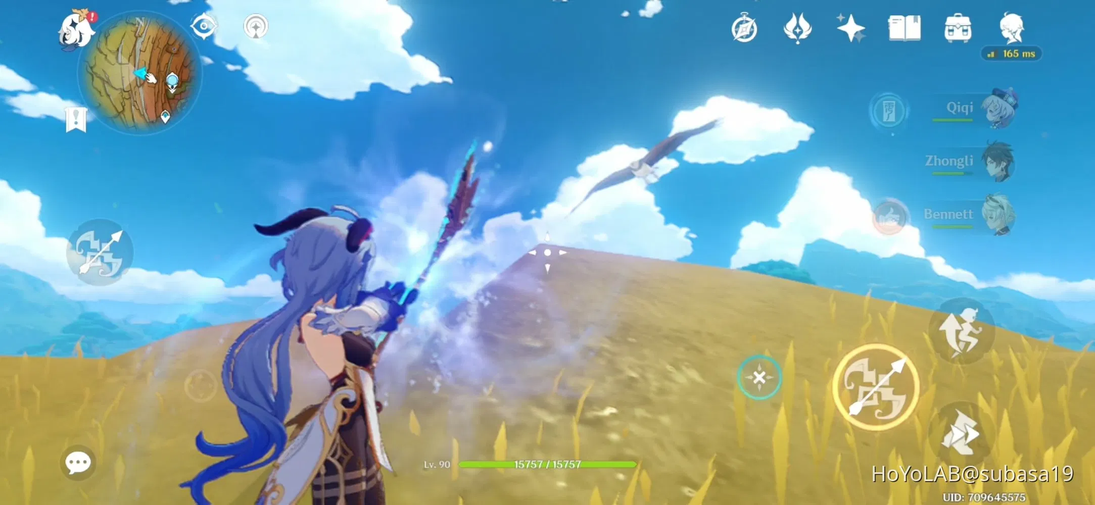 Hit falcon mid flight...easy achievement Genshin Impact | HoYoLAB