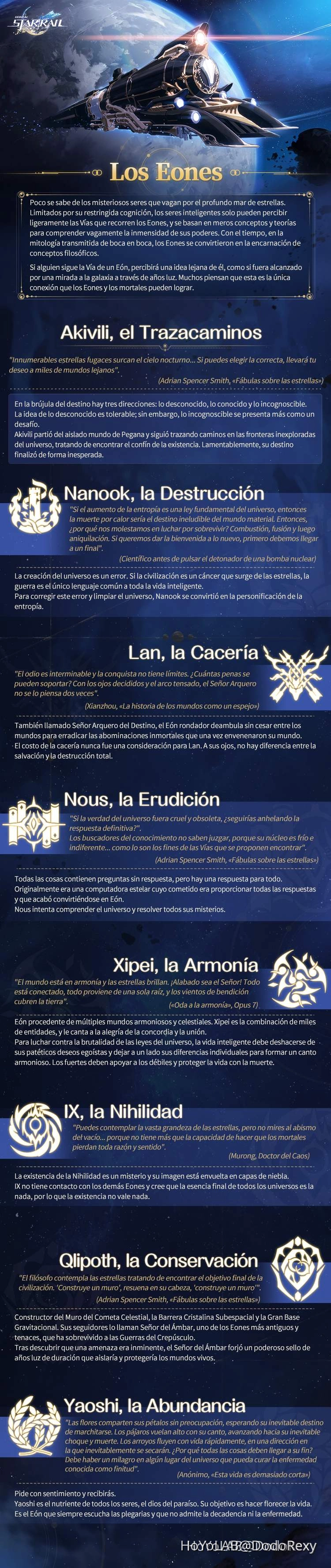 Información sobre los Eones Honkai: Star Rail | HoYoLAB
