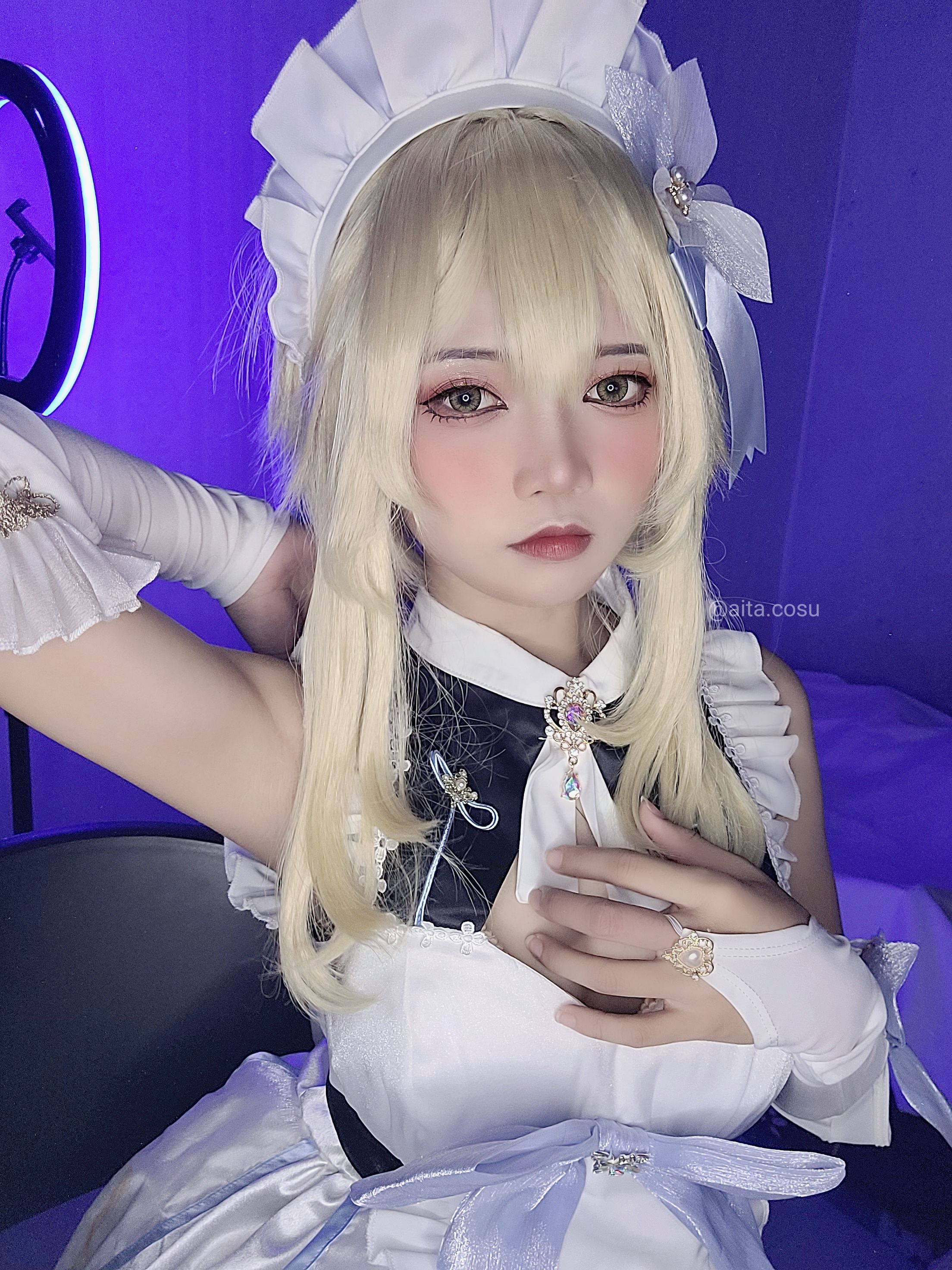 Maid Lumine at Your Service ️ Genshin Impact | HoYoLAB